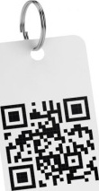 Schlüsselanhänger Qr-code Digital Bible App - QR-code führt zu vielen ...