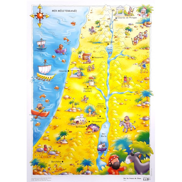 Sur les traces de Jésus - [poster] - David Juliet :: La Maison de la ...