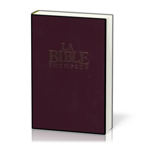 Bible Thompson Colombe, bordeaux - couverture rigide - Thompson Frank ...