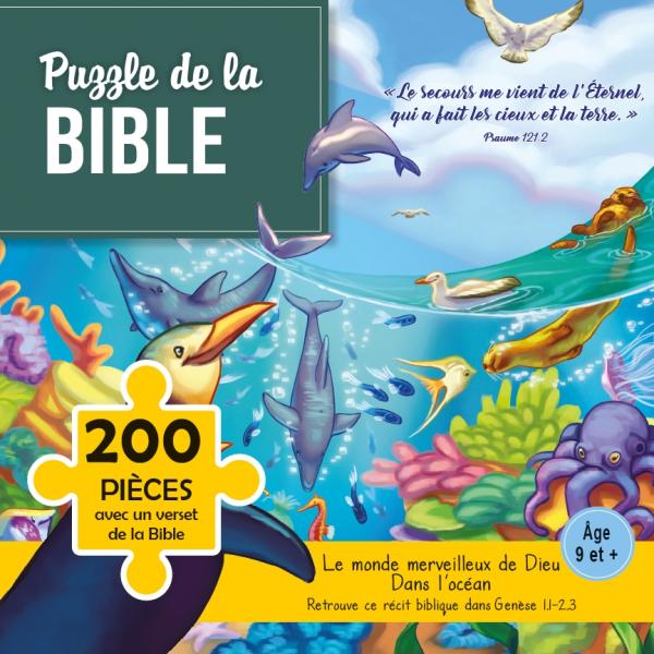 Puzzle de la Bible - Le monde merveilleux de Dieu. Dans l'océan - Le ...